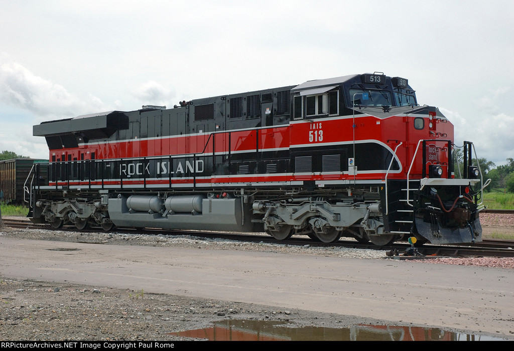 IAIS 513, GE ES44AC, Rock Island Heritage unit at